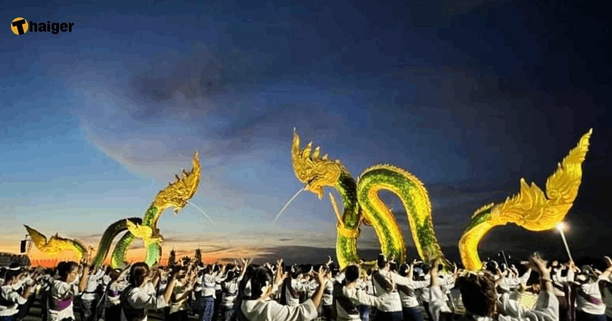 10 ต.ค. ชมบั้งไฟพญานาค 2565 หนองคาย-บึงกาฬ ดูงานบุญตระการตา