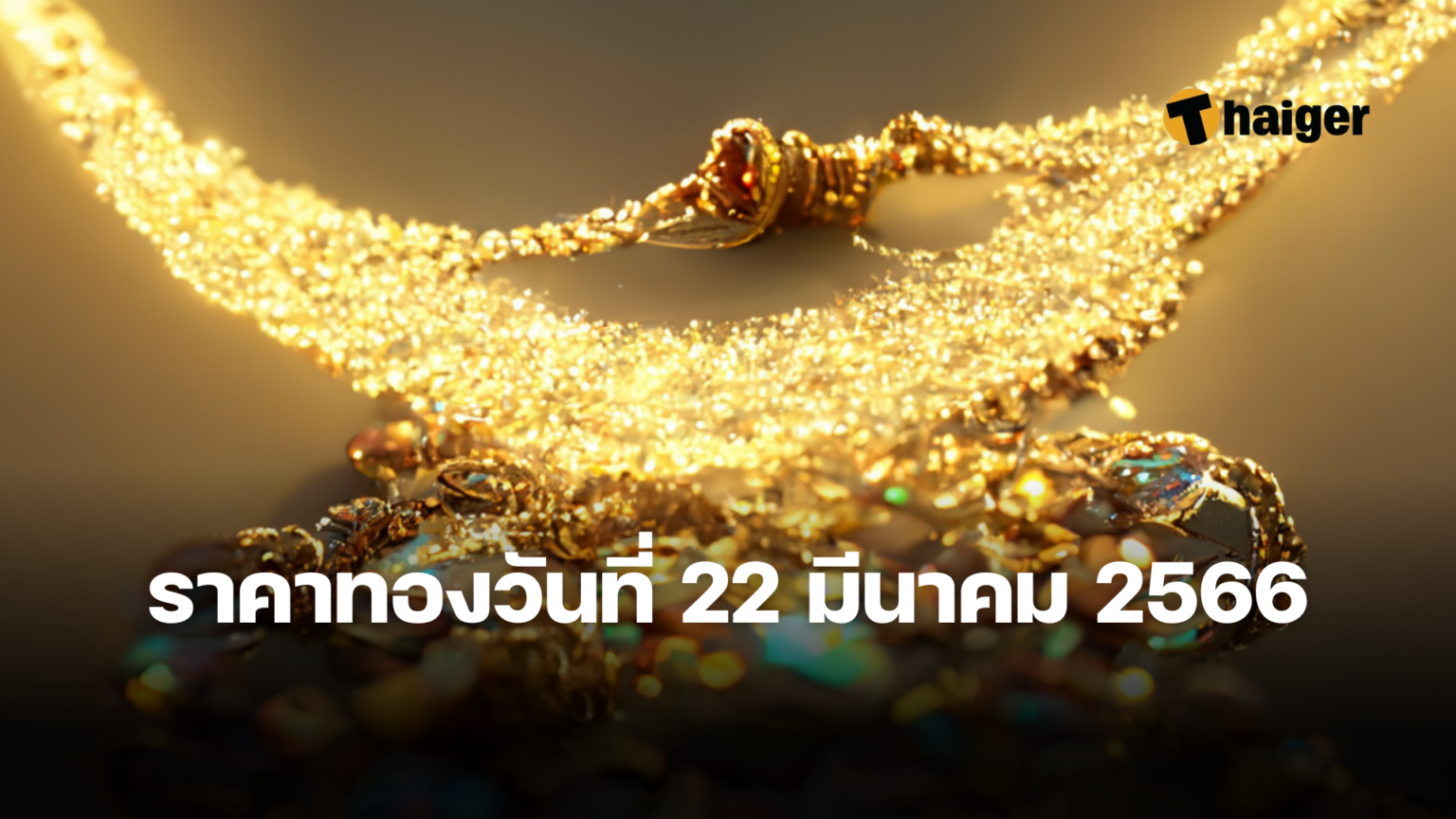 ราคาทองวันนี้ 22 มี.ค. 66 ทองคำปรับลง 200 รูปพรรณขายออก 32,250 | Thaiger ข่าวไทย