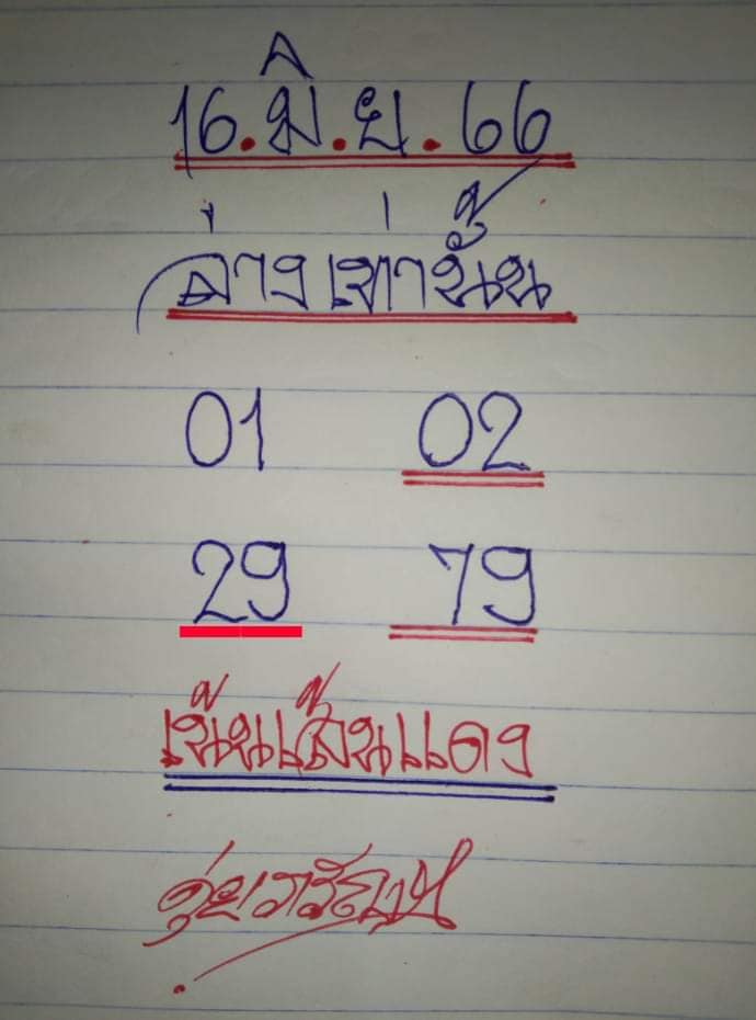 เลขเด็ด 'ดุ่ยภรัญ' หวยงวดนี้ 16 6 66 ใบ้เลขท้าย 3 ตัว | Thaiger ข่าวไทย