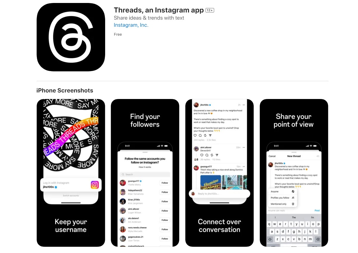 วิธีเล่นแอป Threads บ้านหลังใหม่ชาวทวิต วิธีสมัคร เชื่อมบัญชี Instagram ...