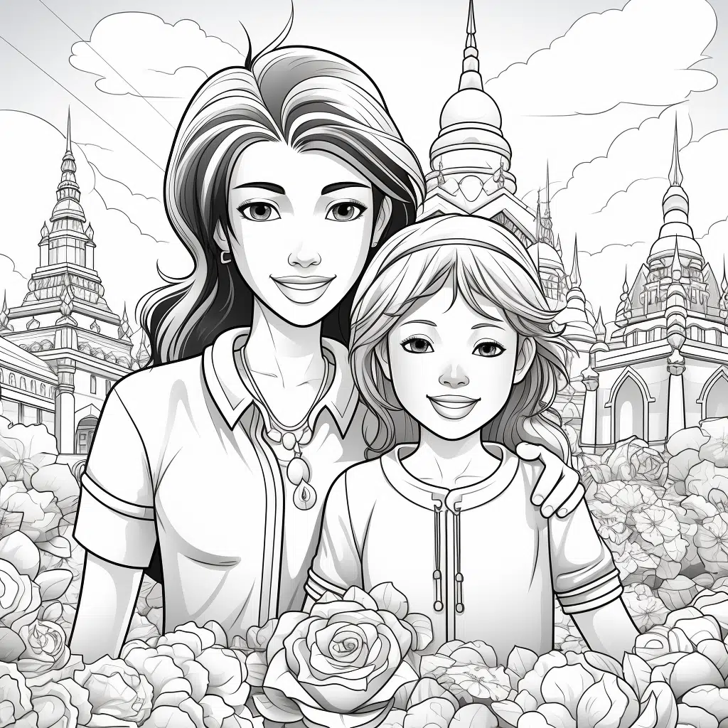 รวม รูปภาพระบายสีวันแม่ 2566 เติมสีให้ลายเส้น ทำการ์ดสวยให้คนที่รัก ...