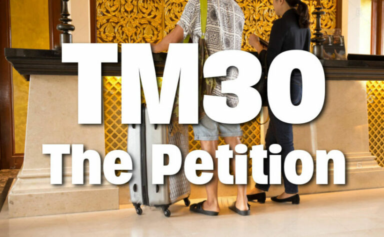 Organisers meet with immigration over TM30 petition - full report | The ...