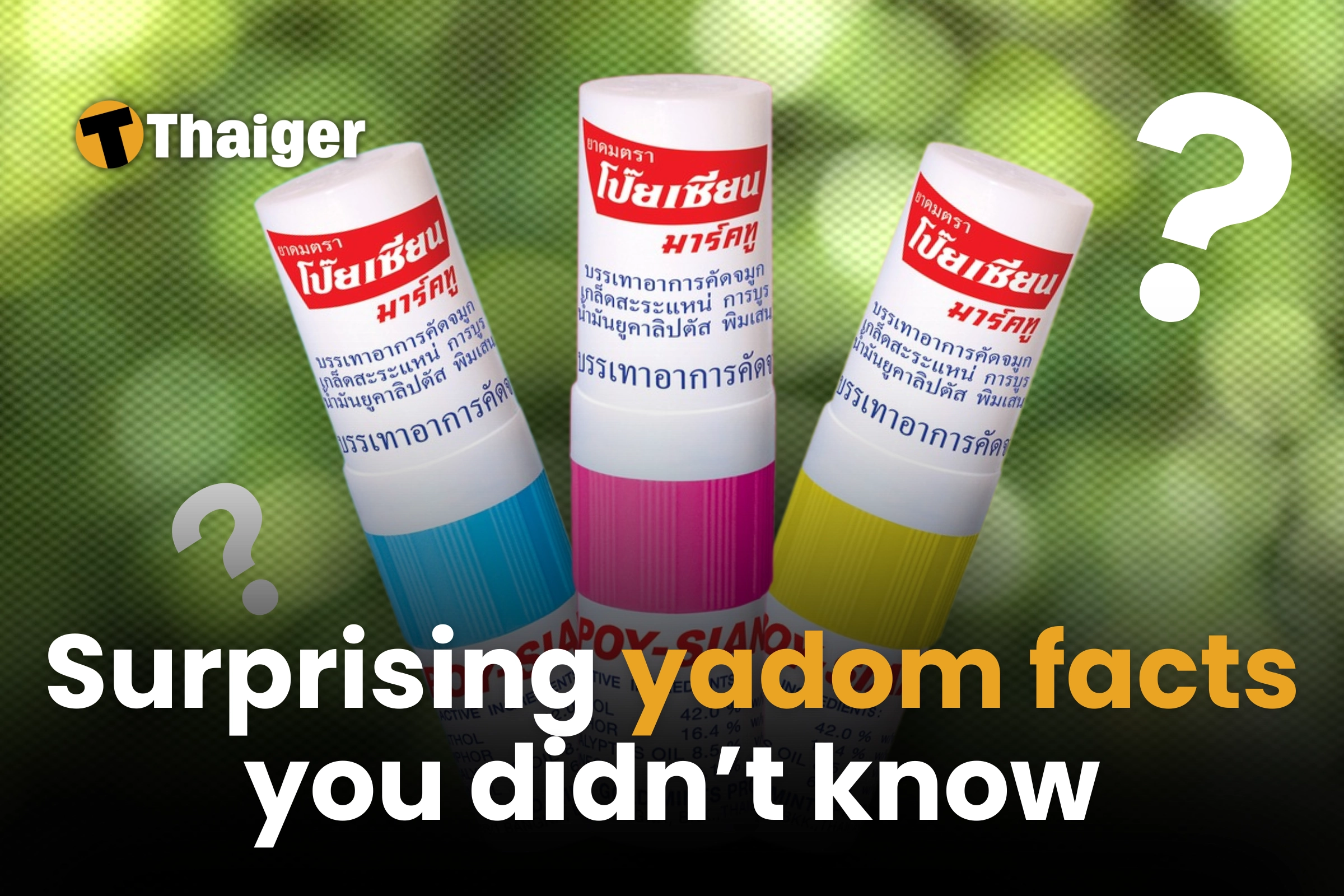 Surprising yadom facts you probably didn’t know | Thaiger
