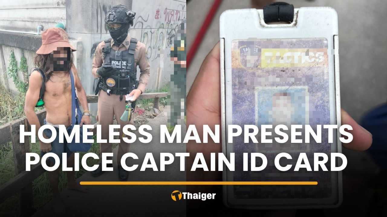 Bangkok police surprised as homeless man presents fake police ID
